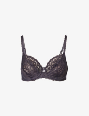 WACOAL - Raffiné plunge stretch-lace bra | Selfridges.com