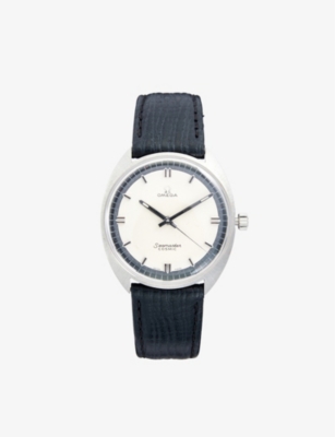 RESELFRIDGES WATCHES - Pre-loved Omega Seamaster Cosmic stainless-steel ...