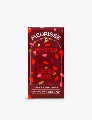 MEURISSE - Cocoa Nibs dark chocolate tablet 100g | Selfridges.com