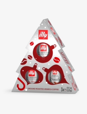 ILLY - Christmas Tree coffee gift set 840g | Selfridges.com