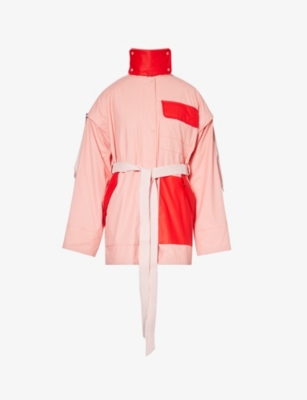 BARBOUR X ROKSANDA - Barbour x Roksanda Zora self-tie shell jacket ...