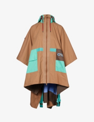 BARBOUR X ROKSANDA - Barbour x Roksanda Adriona funnel-neck cotton ...