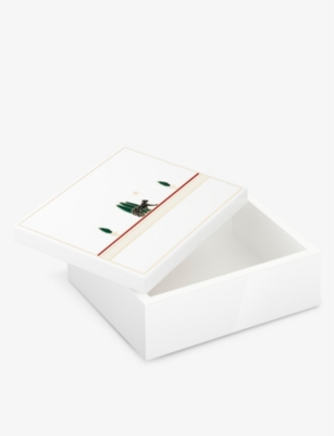 Cartier White Panthère De Medium Lacquered Wood Box 20cm | ModeSens