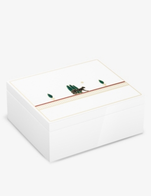 Cartier White Panthère De Medium Lacquered Wood Box 20cm | ModeSens