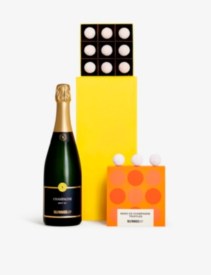SELFRIDGES SELECTION - The Champagne and Chocolate gift box - 3 items ...