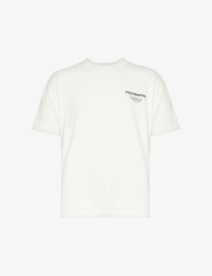 COLE BUXTON - Cole Buxton x Selfridges logo-print cotton-jersey T-shirt ...