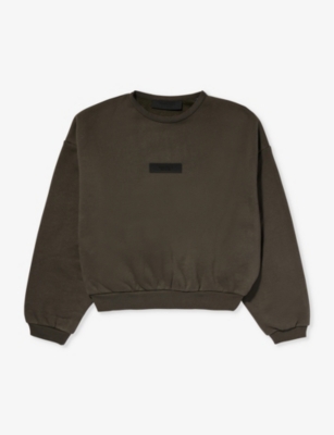 FEAR OF GOD ESSENTIALS - Brand-patch relaxed-fit cotton-blend ...