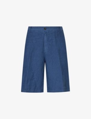 120% LINO - Lino Short In Nvy | Selfridges.com