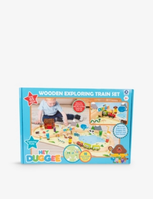 HEY DUGGEE - Safari wooden toy train set | Selfridges.com