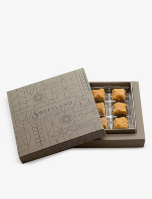 SWEETLAND - Sweetland London bitesize walnut baklava tray 125g ...