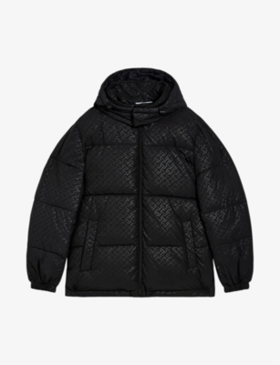 TED BAKER - Gilmour geometric-print puffer jacket | Selfridges.com