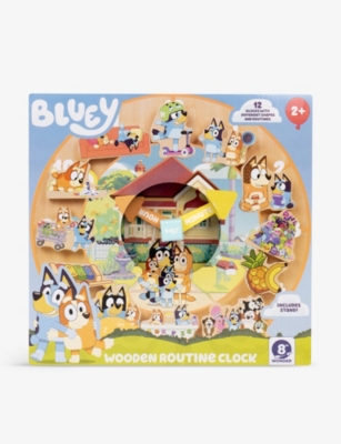 BLUEY - Routine wooden clock playset | Selfridges.com