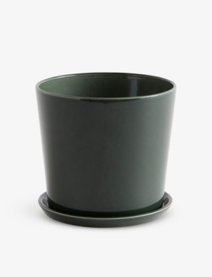 HAY - Botanical Family ceramic flower pot 18cm | Selfridges.com