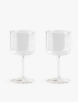 HAY - Tint borosilicate-glass wine glasses set of two | Selfridges.com