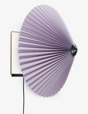 HAY - Inga Sempé Matin pleated-shade steel wall lamp | Selfridges.com