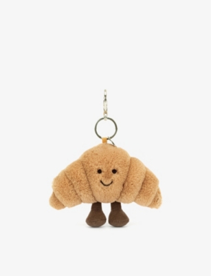 JELLYCAT - Amuseable Croissant woven bag charm 16cm | Selfridges.com