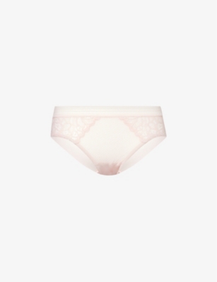 WACOAL - Raffiné floral-pattern stretch-lace briefs | Selfridges.com