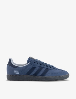 ADIDAS - Samba OG logo-print leather low-top trainers | Selfridges.com