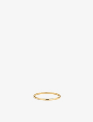 MEJURI - Stacker 14ct yellow-gold ring | Selfridges.com
