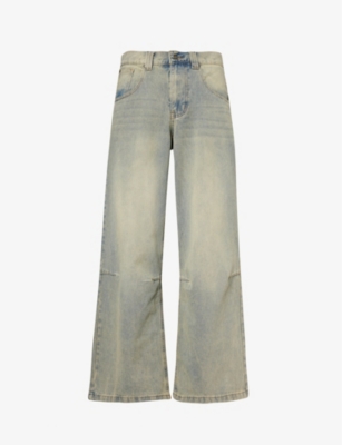JADED LONDON - Colossus brand-appliquéd relaxed-fit jeans | Selfridges.com