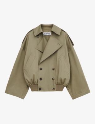 LOEWE - Balloon double-breasted stretch-cotton jacket | Selfridges.com