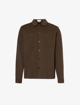 ARNE - Buttoned regular-fit cotton-blend overshirt | Selfridges.com
