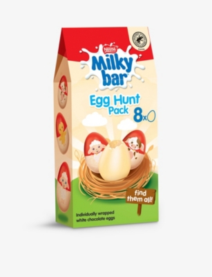 MILKYBAR - Milkybar Easter Egg Hunt 8 chocolate eggs 120g | Selfridges.com