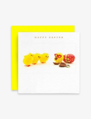 SUSAN O'HANLON - Chocolate Happy Easter greetings card 14.6cm x 14.6cm ...