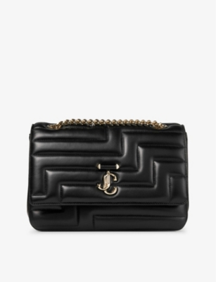 JIMMY CHOO - Avenue quilted-leather shoulder bag | Selfridges.com