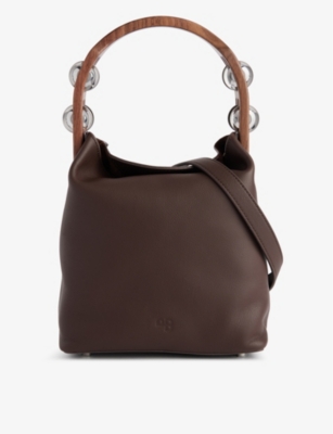 PABE PABE - Tambourine leather bucket bag | Selfridges.com