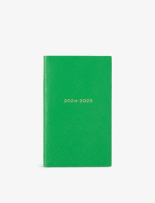 SMYTHSON - 2024-25 Panama Weekly mid-year leather diary 14cm x 9cm ...