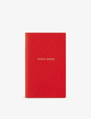 SMYTHSON - 2024-25 Panama Weekly mid-year leather diary 14cm x 9cm ...