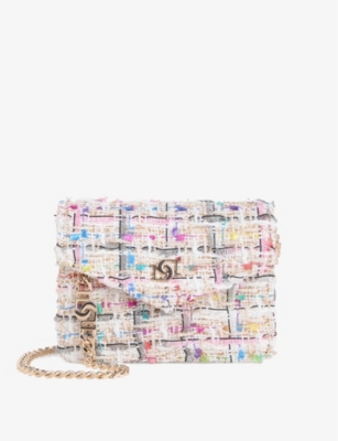 DUNE - Kisses chain-handle boucle purse | Selfridges.com
