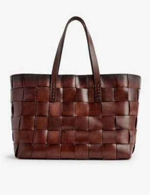 DRAGON DIFFUSION - Japan woven-leather top-handle tote bag | Selfridges.com