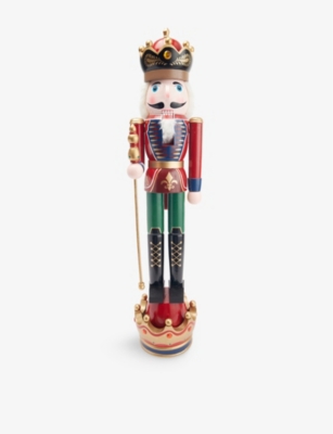 SELFRIDGES EDIT - Extra large pinewood nutcracker crown Christmas ...