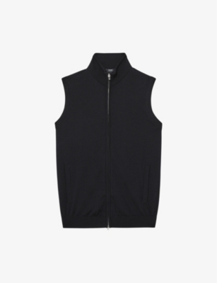 REISS - Leeds sleeveless regular-fit wool gilet | Selfridges.com