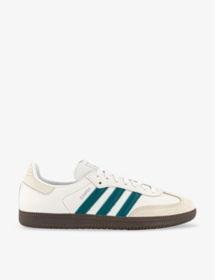 ADIDAS - Samba OG logo-print leather low-top trainers | Selfridges.com