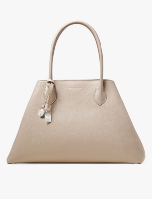 ASPINAL OF LONDON - Paris Large logo-embellished leather tote bag ...