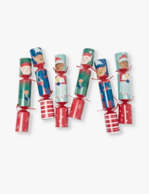 SELFRIDGES EDIT - Who Am I ? Elf game set of 6 Christmas crackers 31cm ...