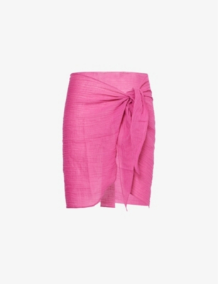 MONDAY SWIMWEAR - South Beach semi-sheer linen sarong | Selfridges.com