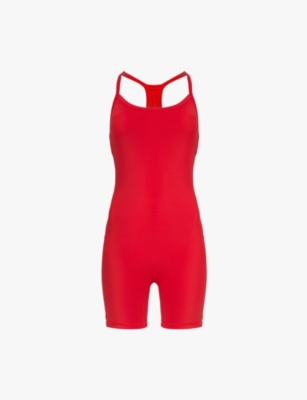 ADANOLA - Ultimate strappy stretch-jersey unitard | Selfridges.com