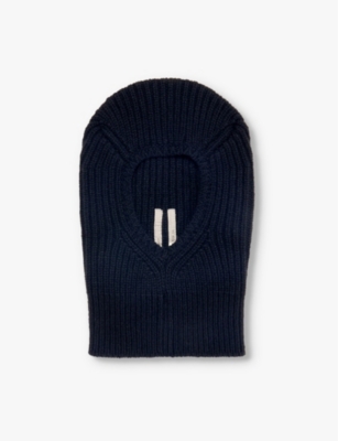 RICK OWENS - Ribbed wool ski mask | Selfridges.com