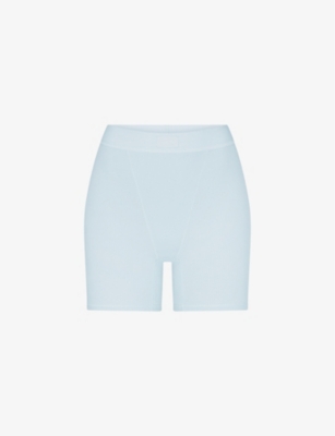 SKIMS - High-rise ribbed stretch-cotton boxers | Selfridges.com