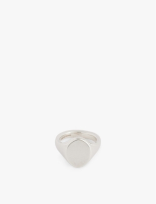 886 THE ROYAL MINT - 886 Caustic large sterling-silver signet ring ...
