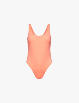 SPORTY & RICH - Carla scoop-neck swimsuit | Selfridges.com