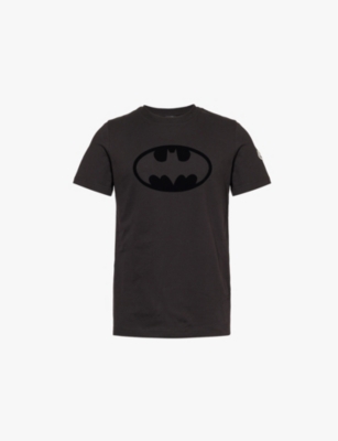 MONCLER - Moncler x Batman brand-print regular-fit cotton-jersey T ...