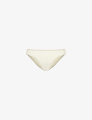 CALVIN KLEIN - Intrinsic logo-waistband stretch-lace bikini briefs ...