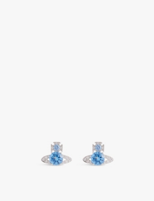 Vivienne westwood blue earrings store