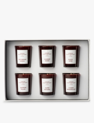 URBAN APOTHECARY - Ruby scented candle collection 6 x 35g | Selfridges.com