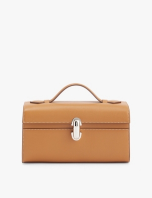 SAVETTE - Symmetry leather clutch bag | Selfridges.com